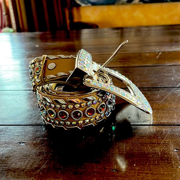 Kippys | Accessories | Kippys Big Cowgirl Multi Crystal Beltsuch ...
